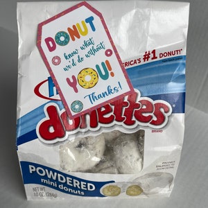 Teacher Appreciation Week Donut Treat Tags to Download and Print for ...