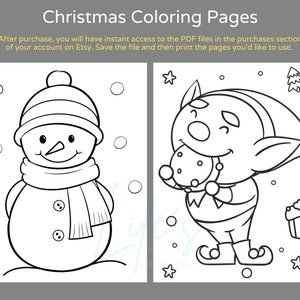 Christmas Coloring Pages to Download and Print, Santa Coloring Page ...