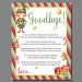 Goodbye Elf Letter to Download and Print, Christmas Elf Letter for Kids ...