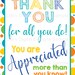 Teacher Appreciation Week Signs to Download and Print, Staff ...