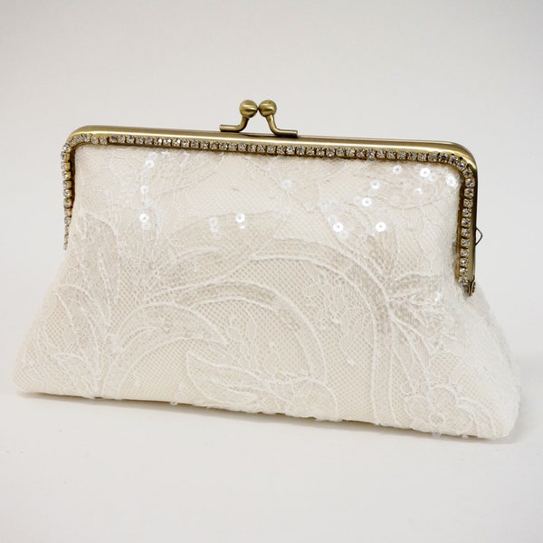 Ivory Bridal Clutch - Etsy