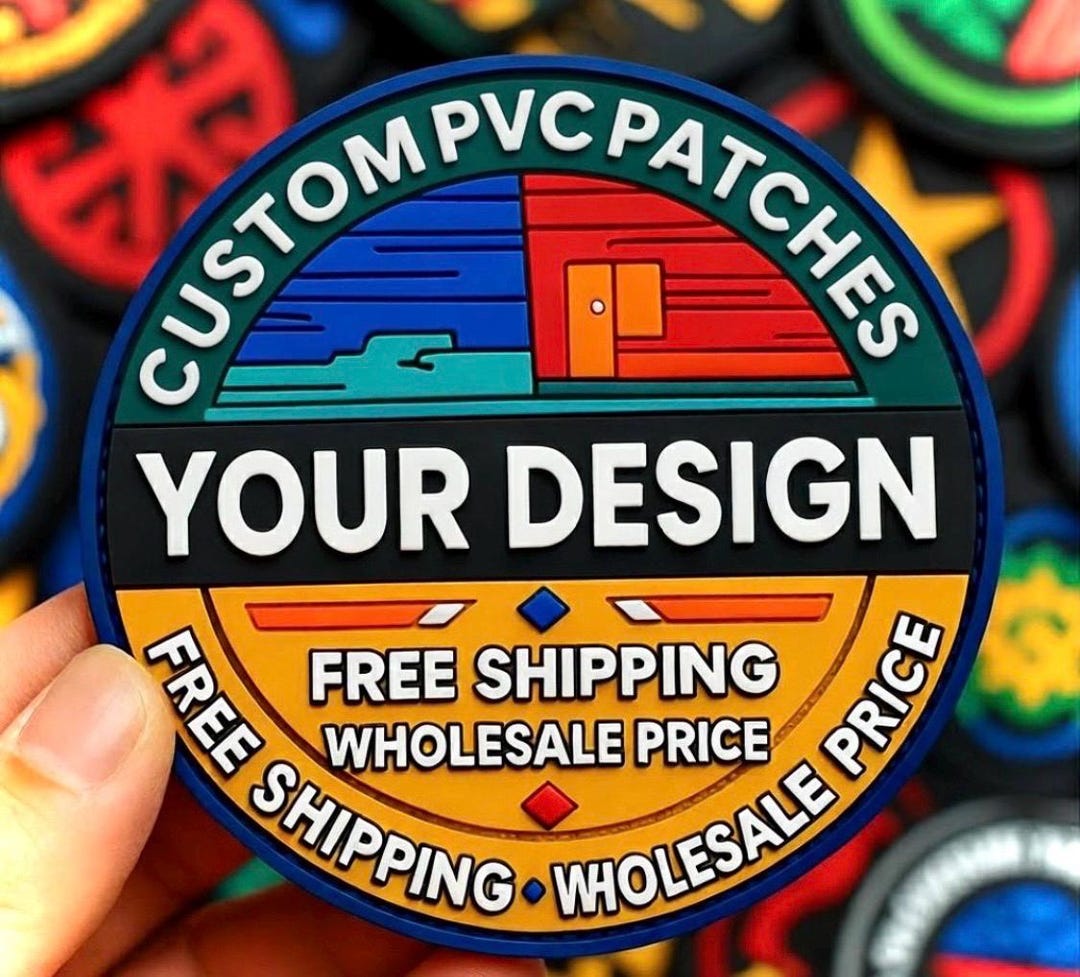 Custom PVC Patches | Custom Logo | 2D/3D Rubber Patch | Velcro Backing ...