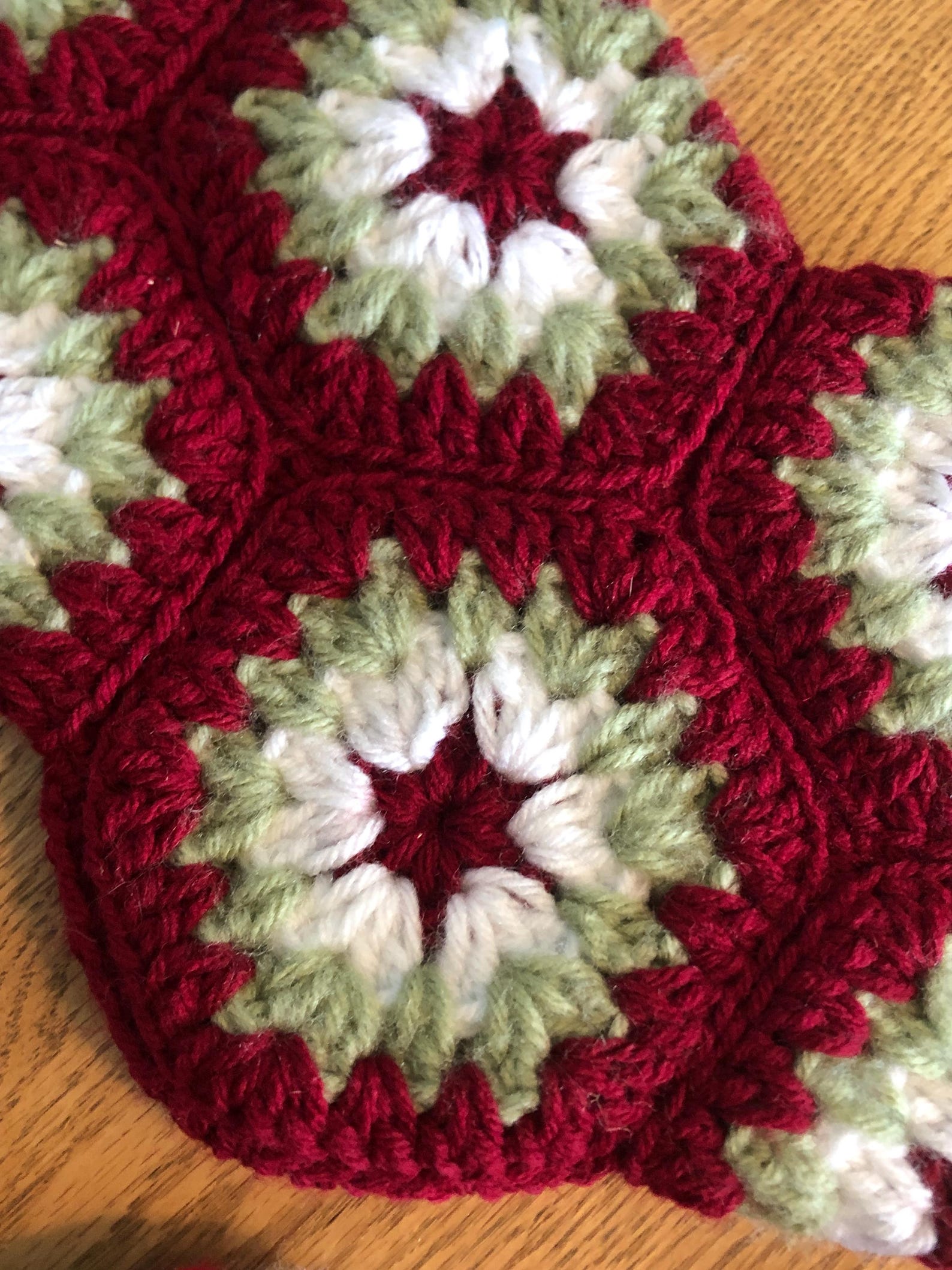 Granny Square Crocheted Christmas Stocking: Retro Style, Many Custom ...