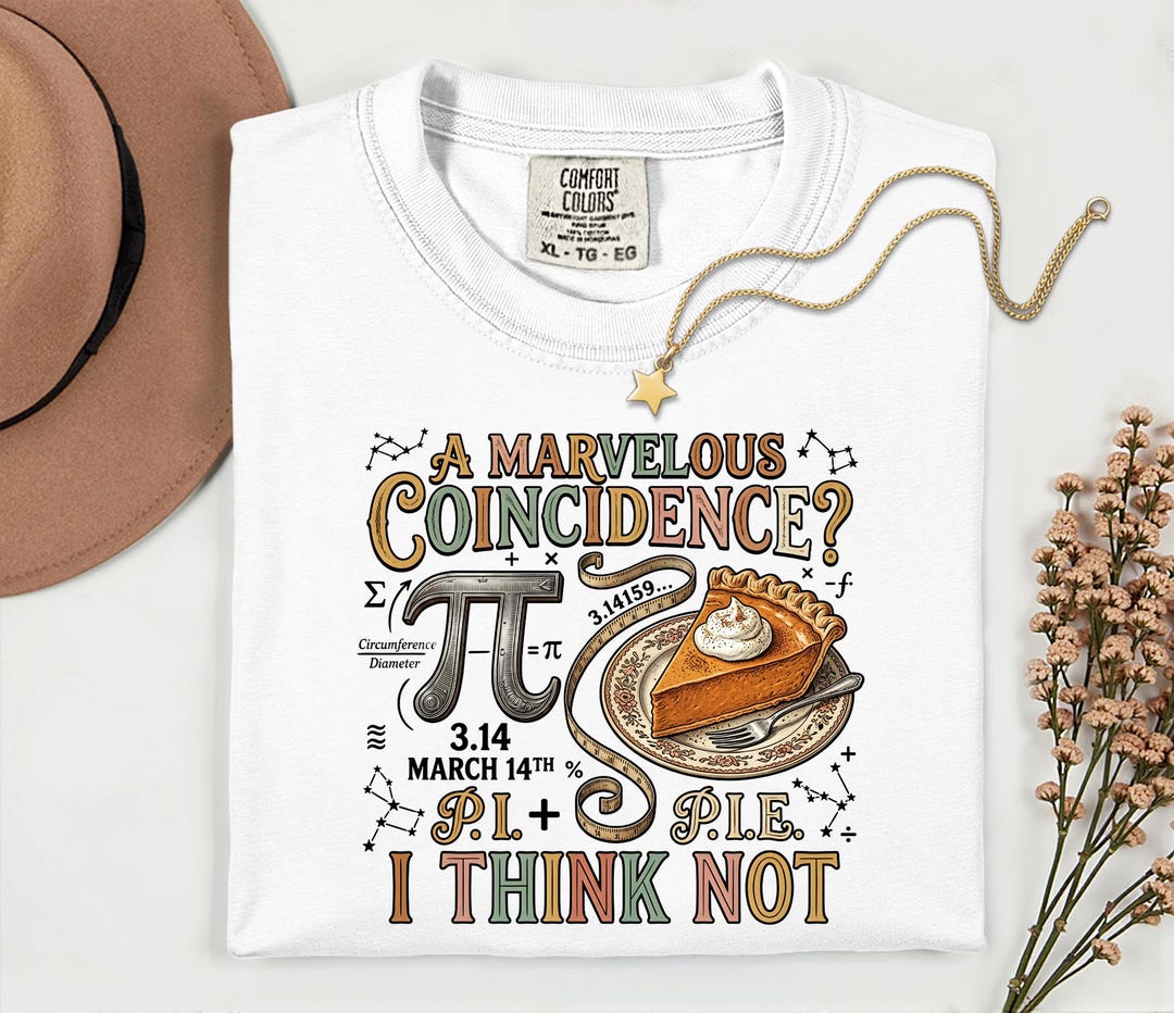 Coincidence Pi Day Shirt, Funny Pi Day Shirt, Pi Symbol Tee, Pi Day ...