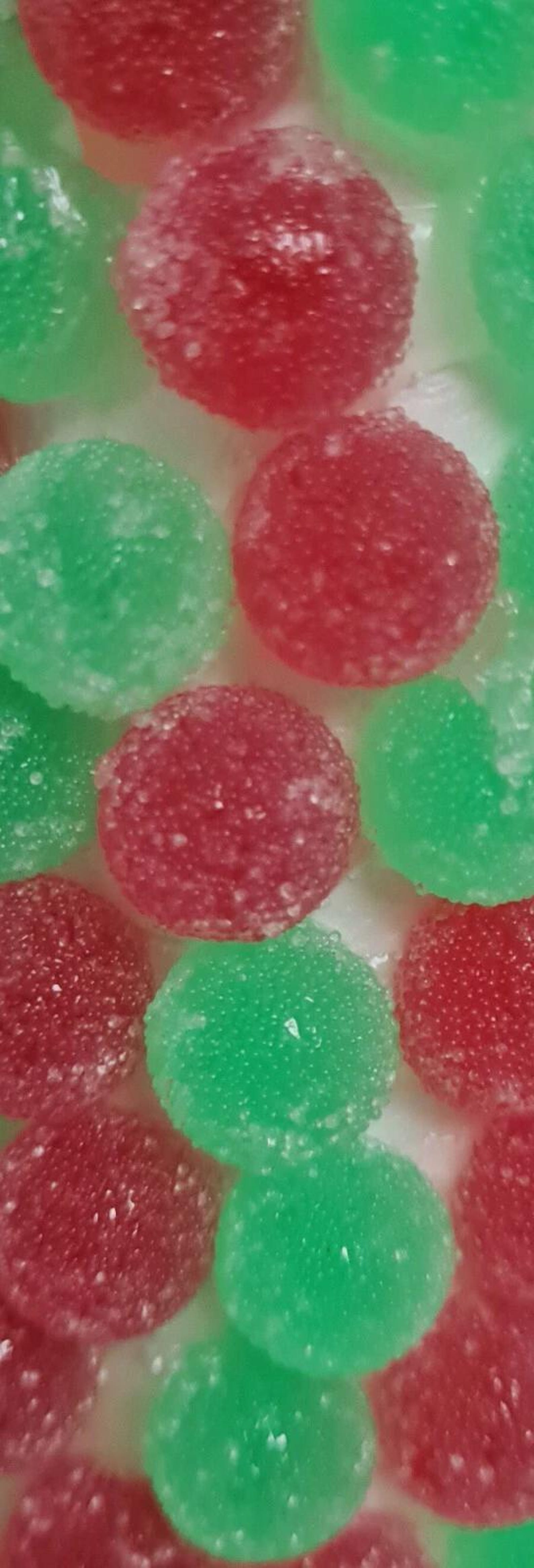 Gum Drop Christmas Tree Red Green Clay-dough Table Decor 10 ...
