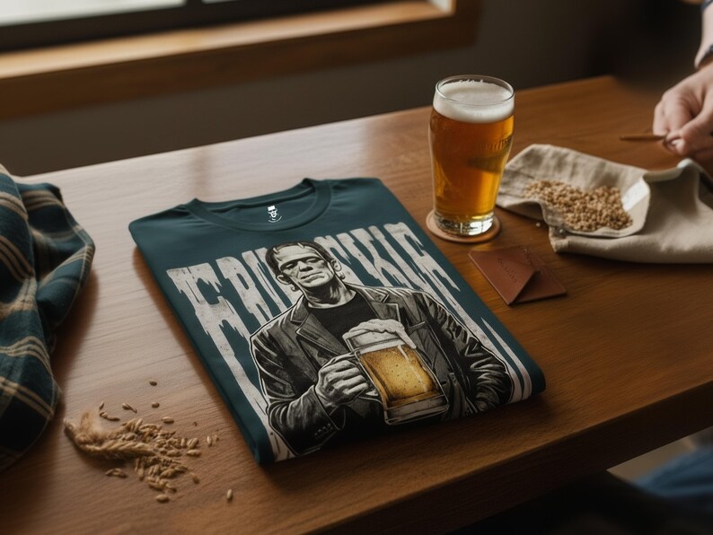 Frankenstein 2025 T-shirt, Monster Beer Tee, Funny Beer Graphic, Craft ...