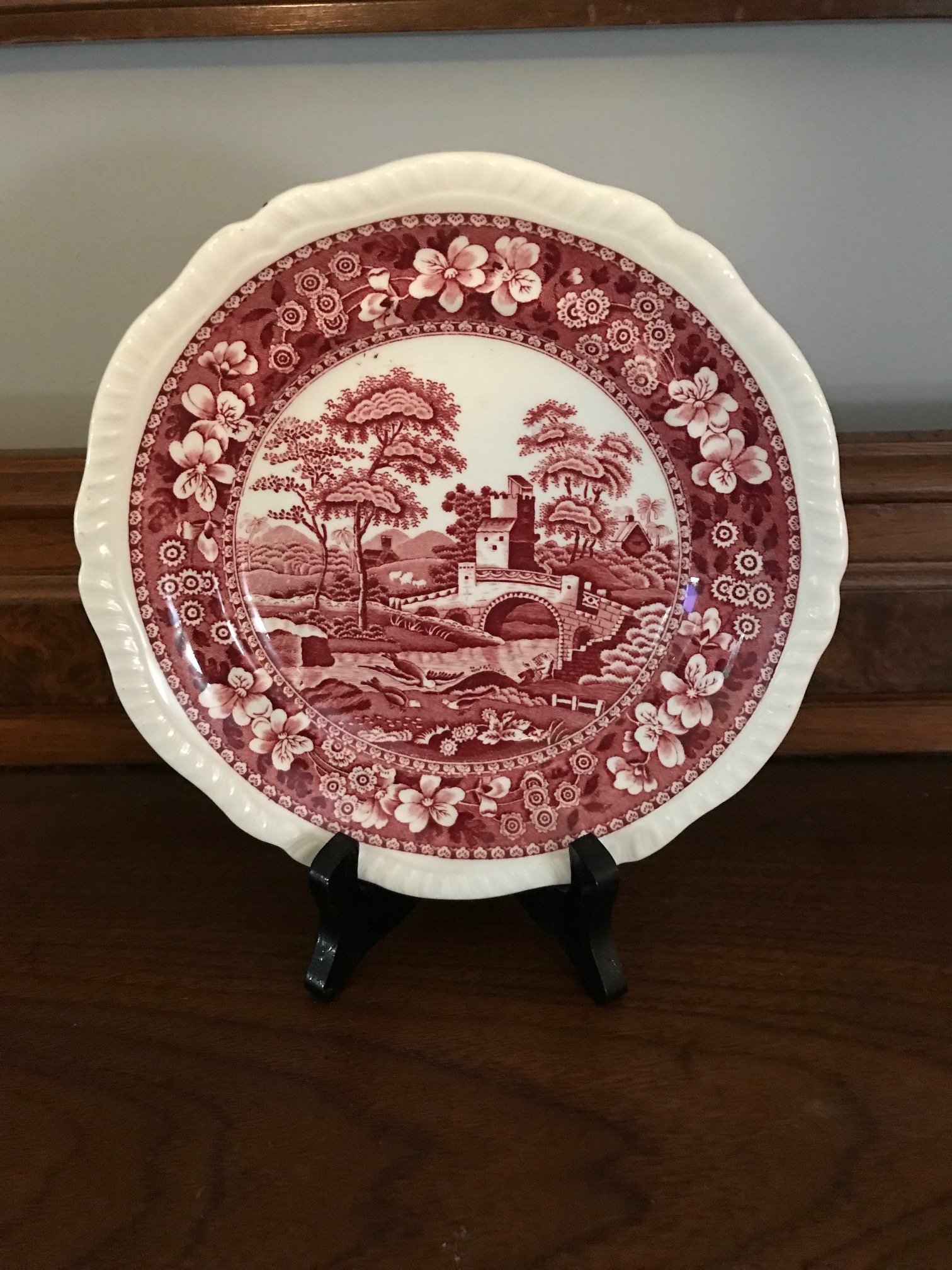 Copeland Spode's Tower Pink 7 1/2 Inch Salad Plate (old Stamp) - Etsy