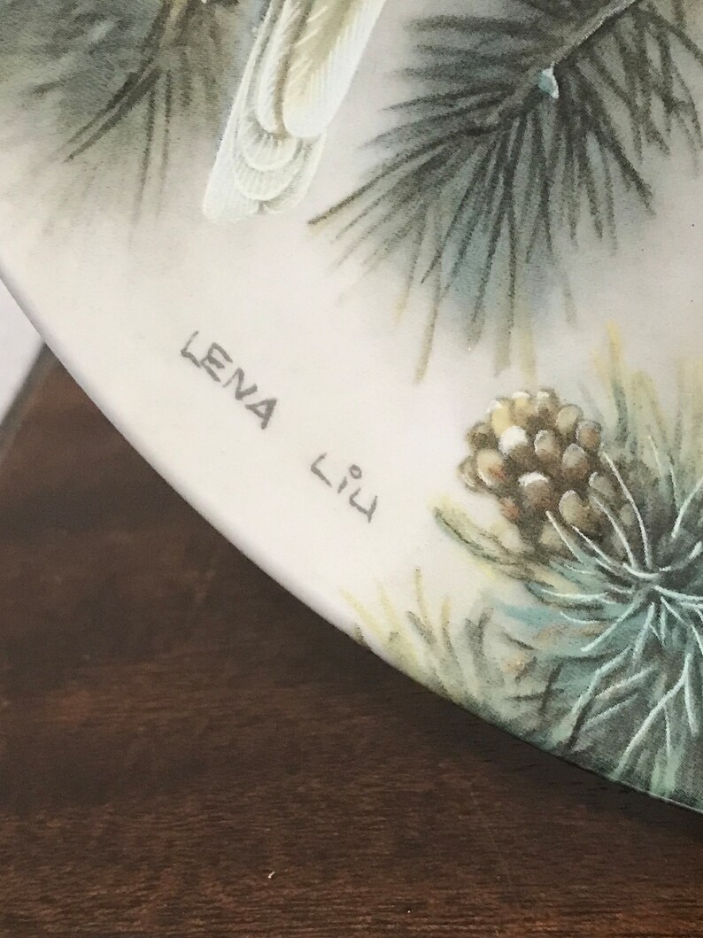 Lena Liu Collectible Plate "morning Chorus" From Bradford Exchange - Etsy