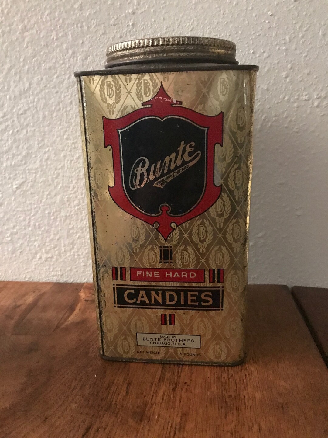 Vintage Bunte Brothers Fine Hard Candies Tin, Chicago, IL. - Etsy
