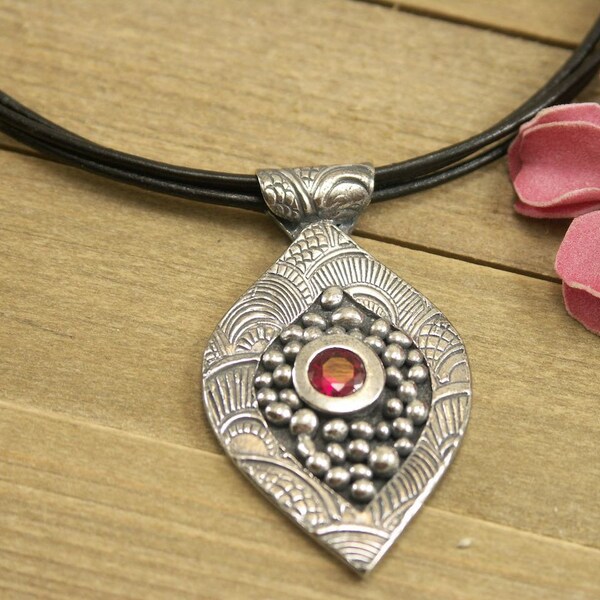 Metal Clay Pendant - Etsy