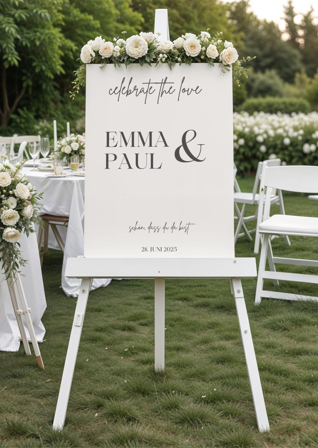 Elegant Printables for a Classic Wedding - Welcome Sign, Menu, Drinks ...