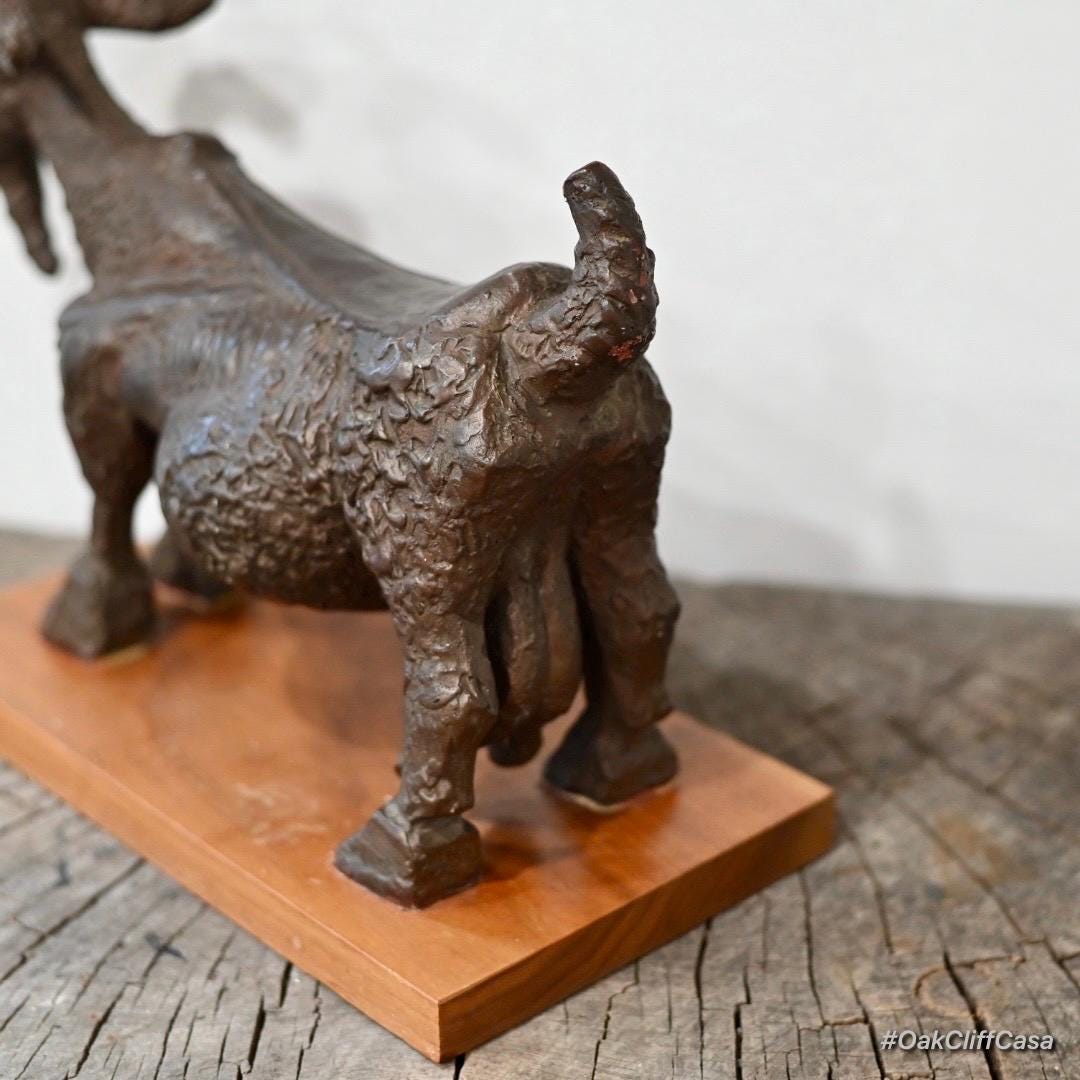 Vintage Pablo Picasso She Goat Sculpture by Austin Production - Etsy