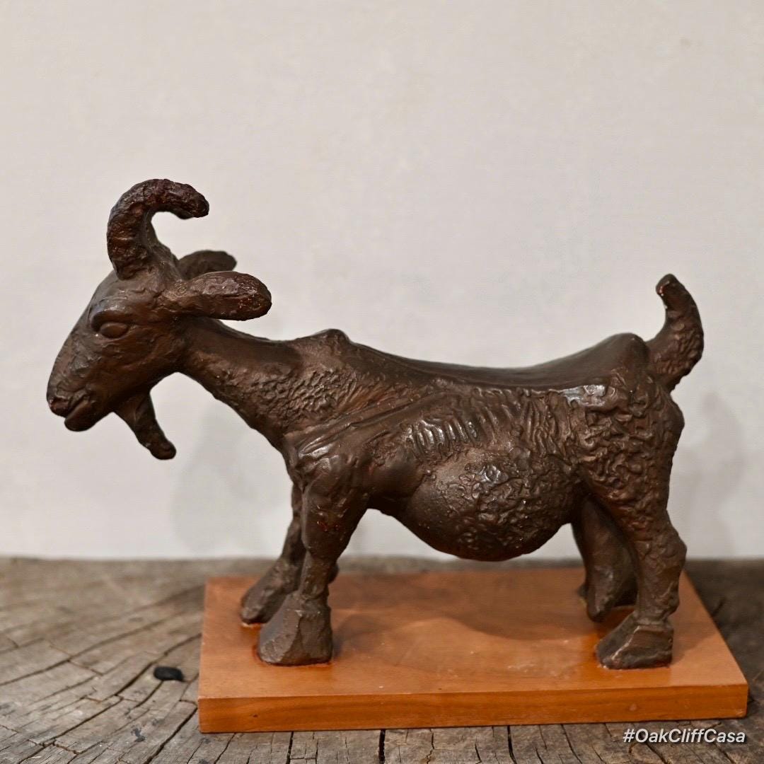 Vintage Pablo Picasso She Goat Sculpture by Austin Production - Etsy