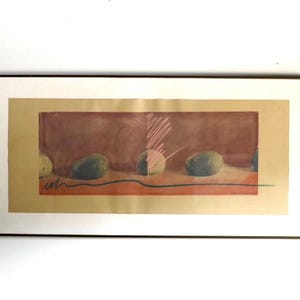 Susan Singleton Artist Proof Post Modern Art Titled Only Stones 2 - Etsy