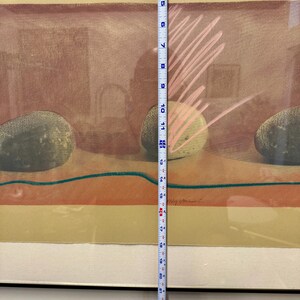 Susan Singleton Artist Proof Post Modern Art Titled Only Stones 2 - Etsy