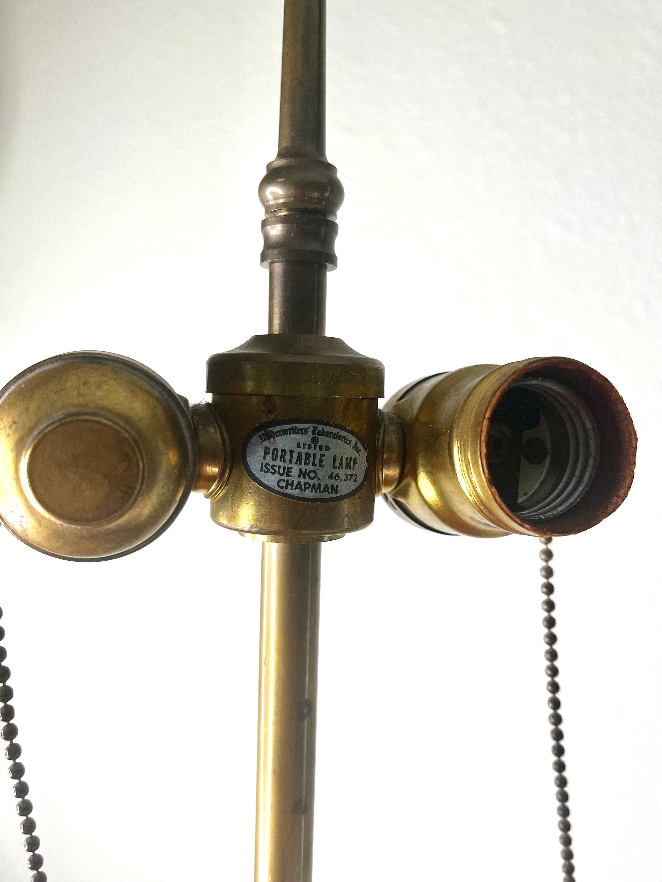 Vintage Italian Chapman Iron & Brass Table Lamp 40 Tall - Etsy