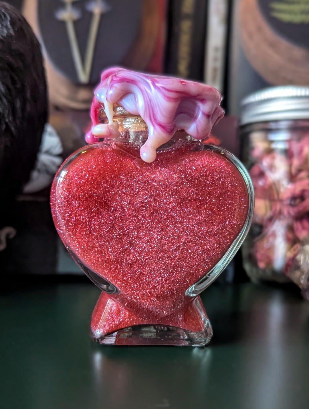 A Charmed Heart - Small Color Changing Decorative Potion - Etsy