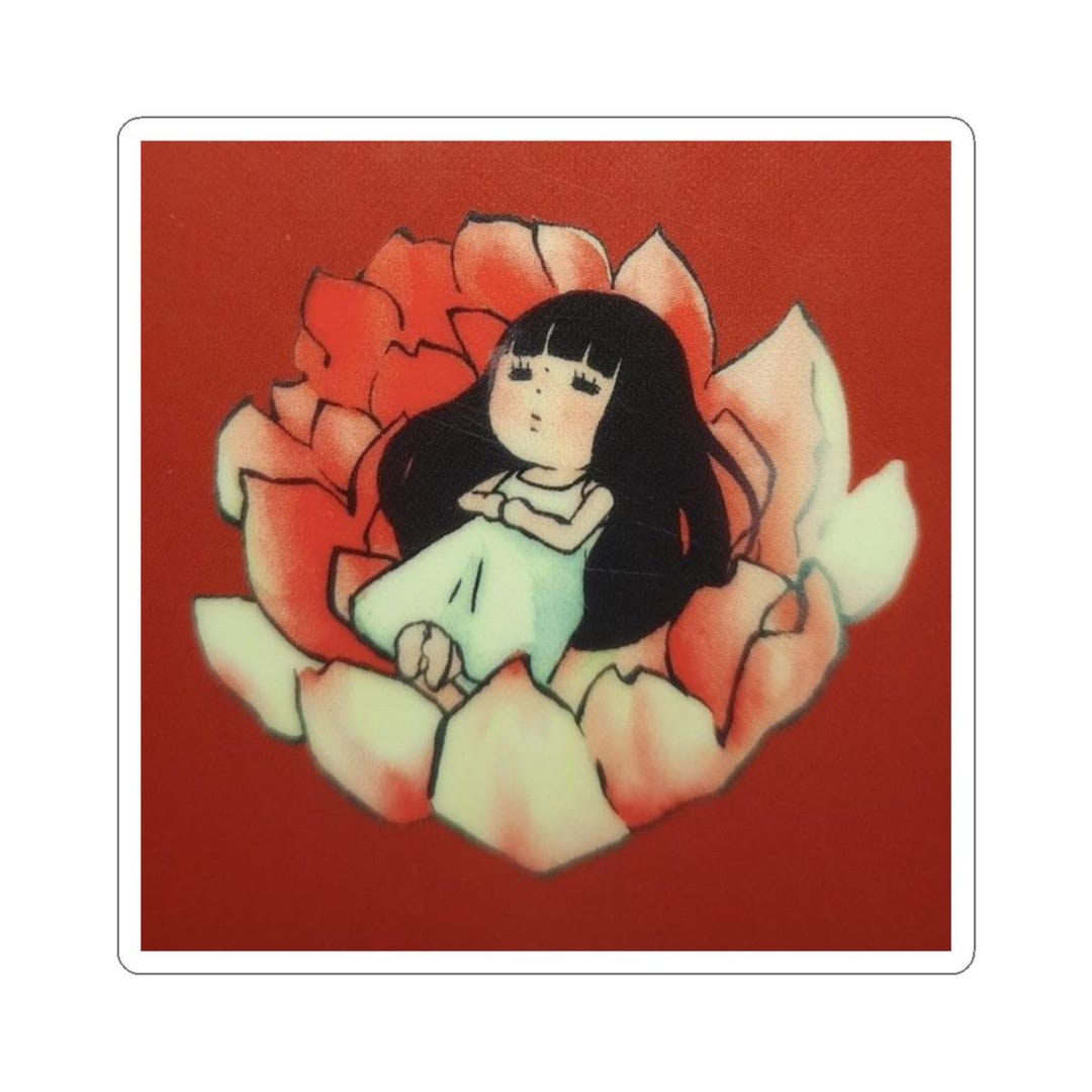Sawako Kuronuma Lotus Flower Kiss-cut Stickers - Playful Laptop Decals ...