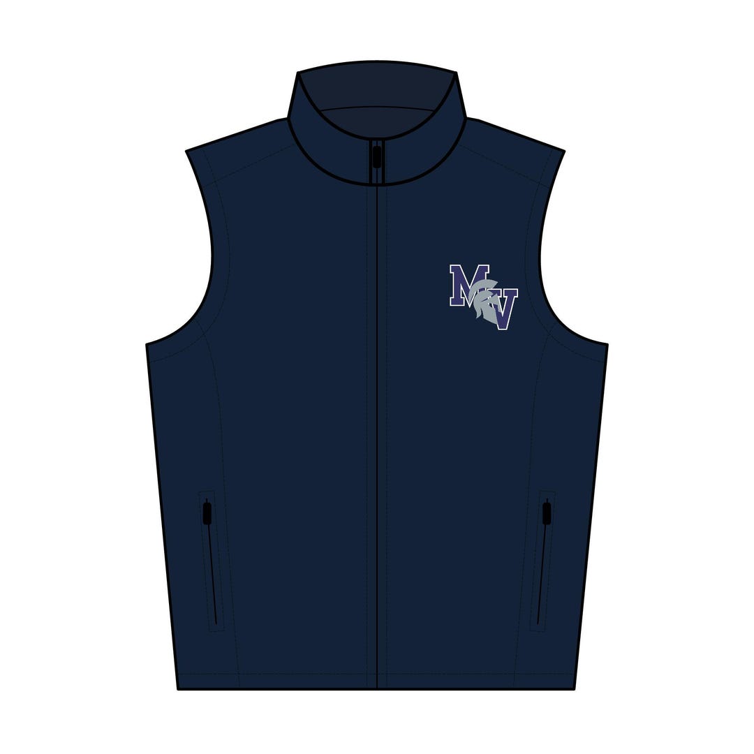 MV Letter Monogram Vest | Embroidered Soft Shell Vest - Etsy