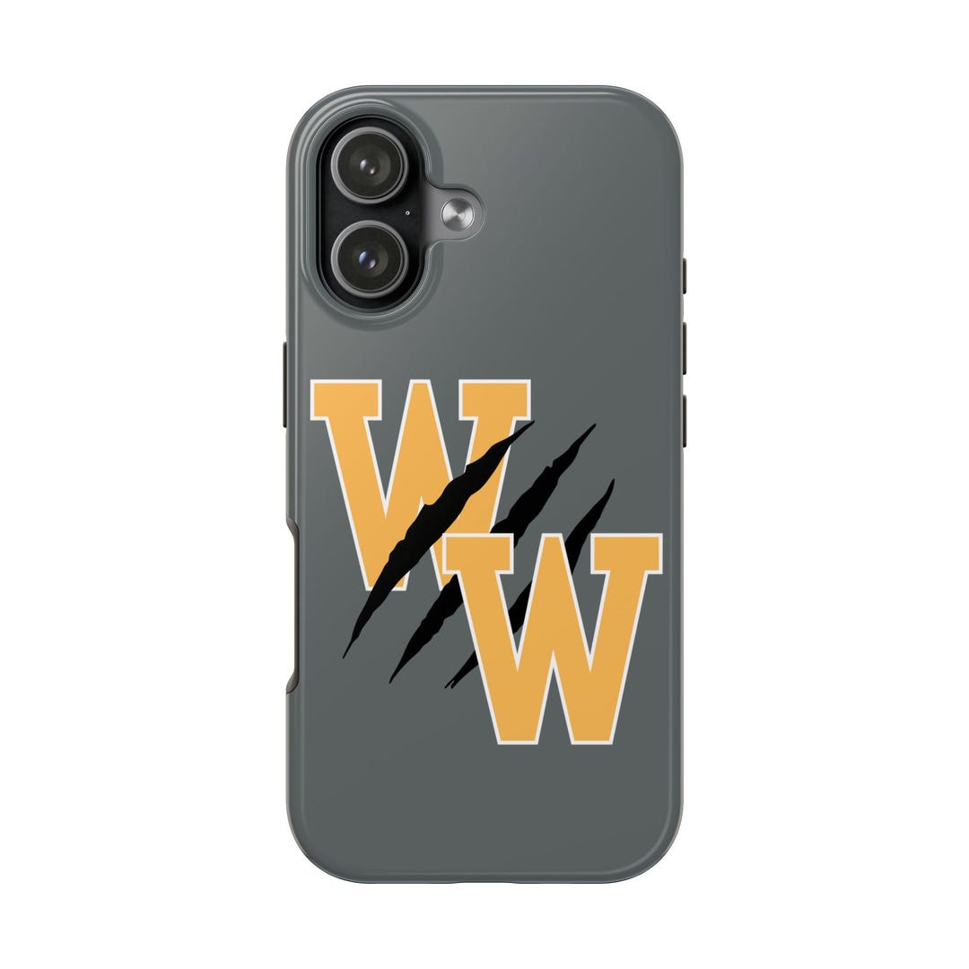 Gold WW Letters With Claw Slash Phone Case | Tough Phone Cases - Etsy