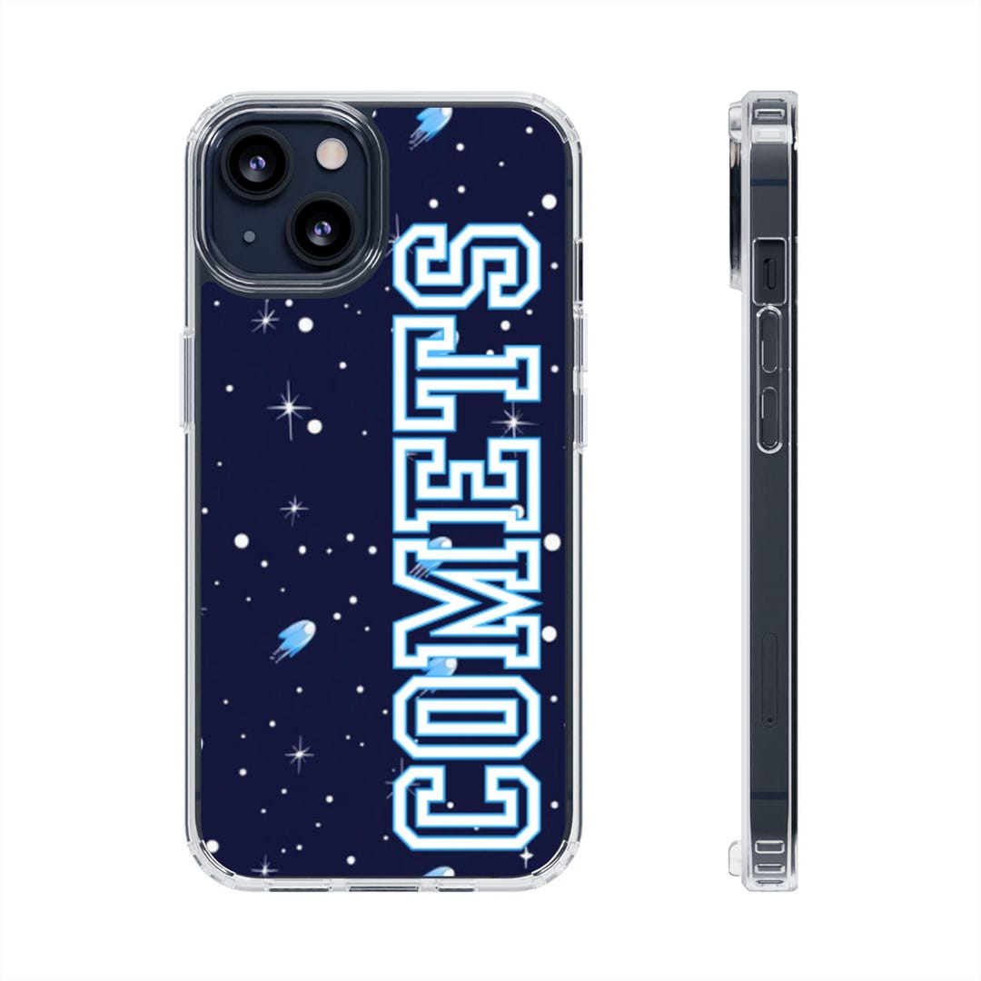 Comets Space Pattern Clear Impact-resistant Case | Galactic Stars Phone ...