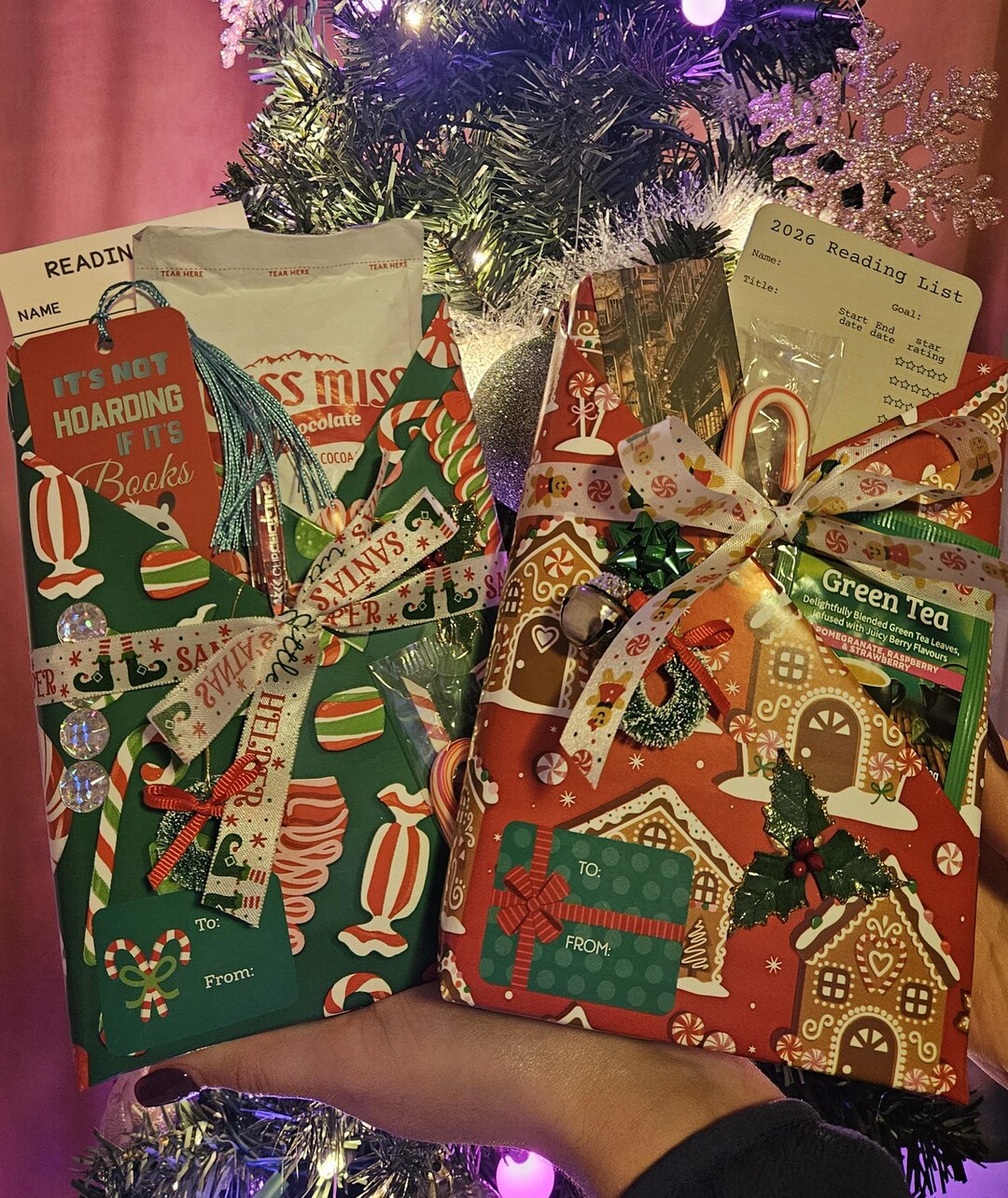 Wrapped up in a Book- Blind Date Book Holiday Edition - Etsy