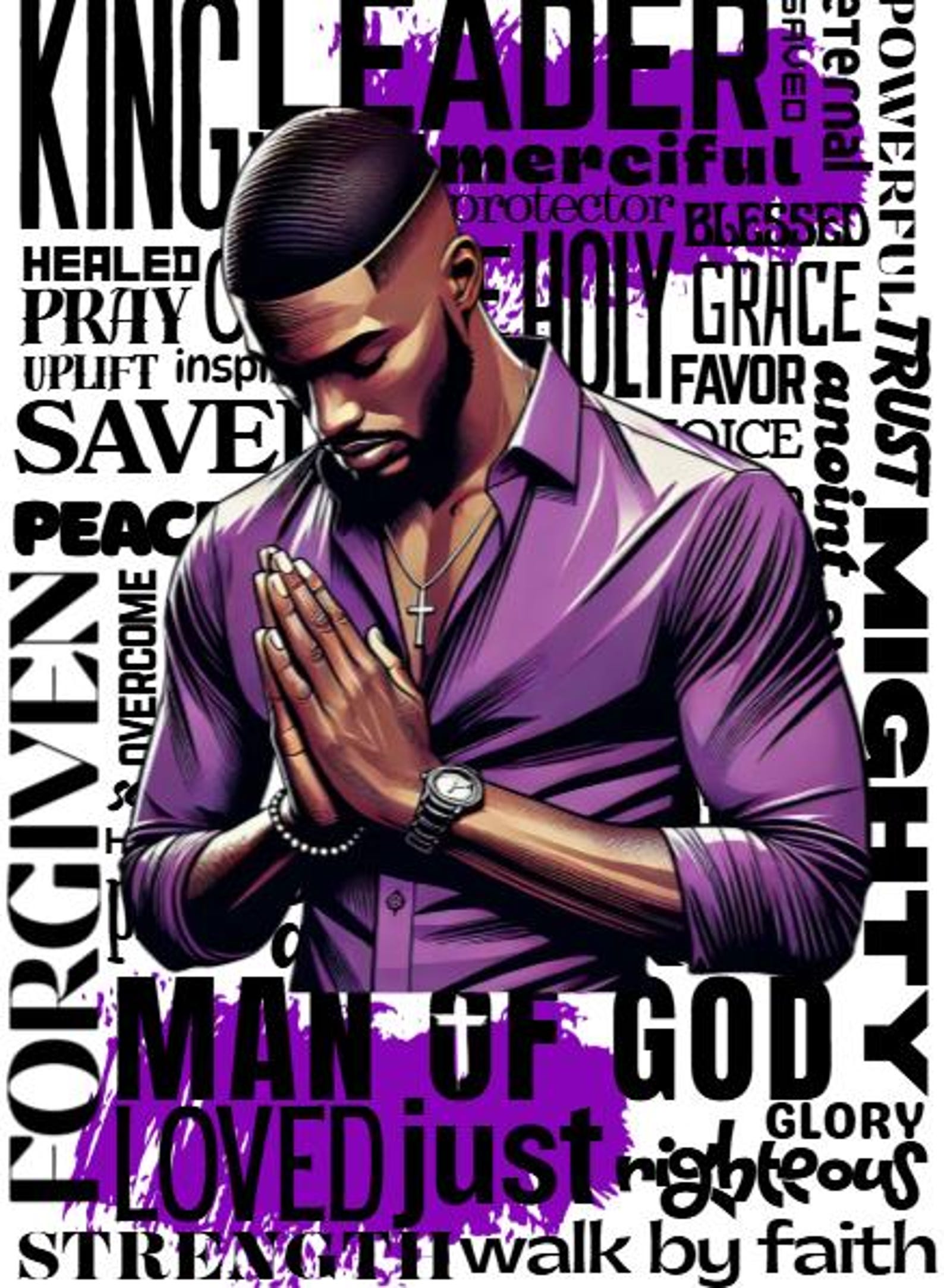 5x7 Man of God Journal Covers - Etsy