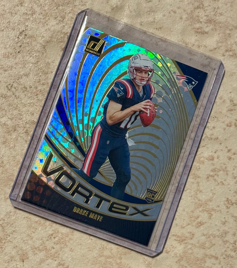 2024 Donruss Vortex Drake Maye Rookie Card RC New England Patriots - Etsy