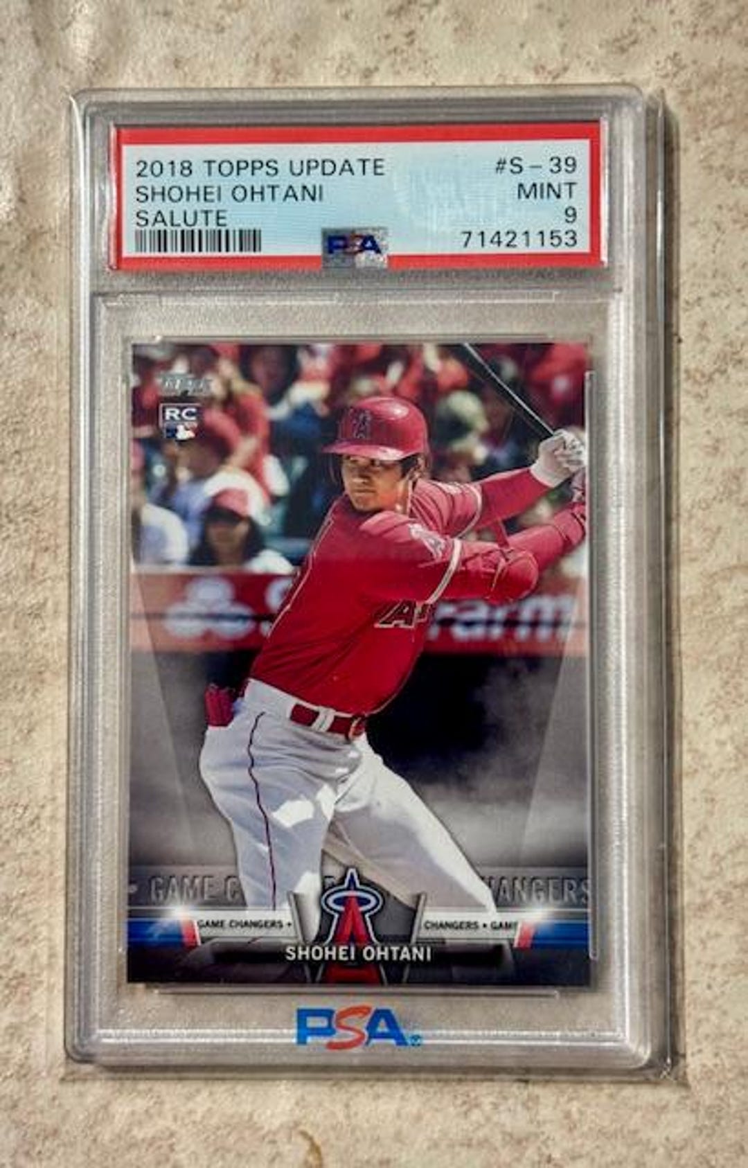 2018 Topps Update Salute Shohei Ohtani #S-39 PSA 9 Mint - Etsy