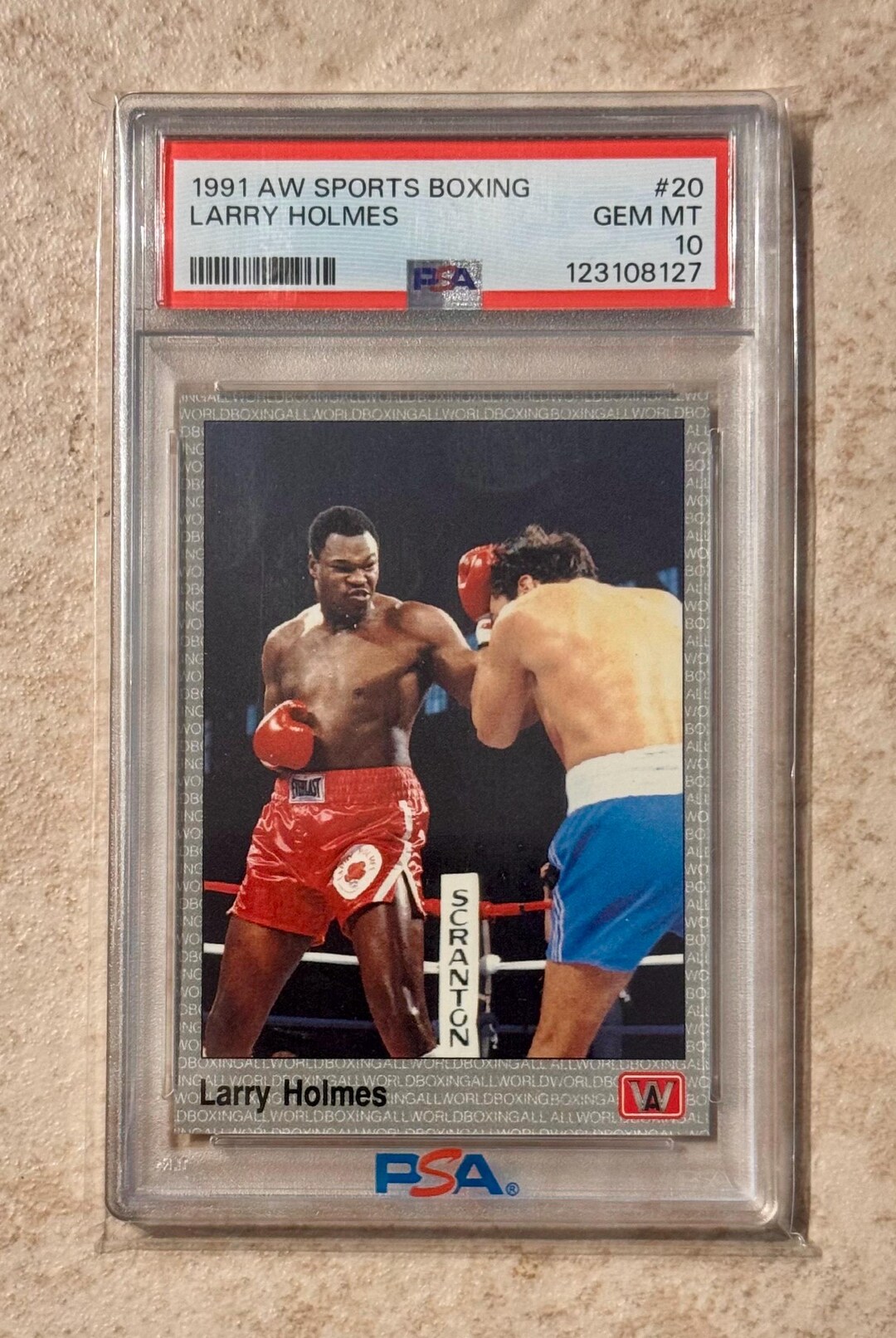 1991 AW Sports Boxing #20 Larry Holmes HOF PSA 10 Gem Mint - Etsy