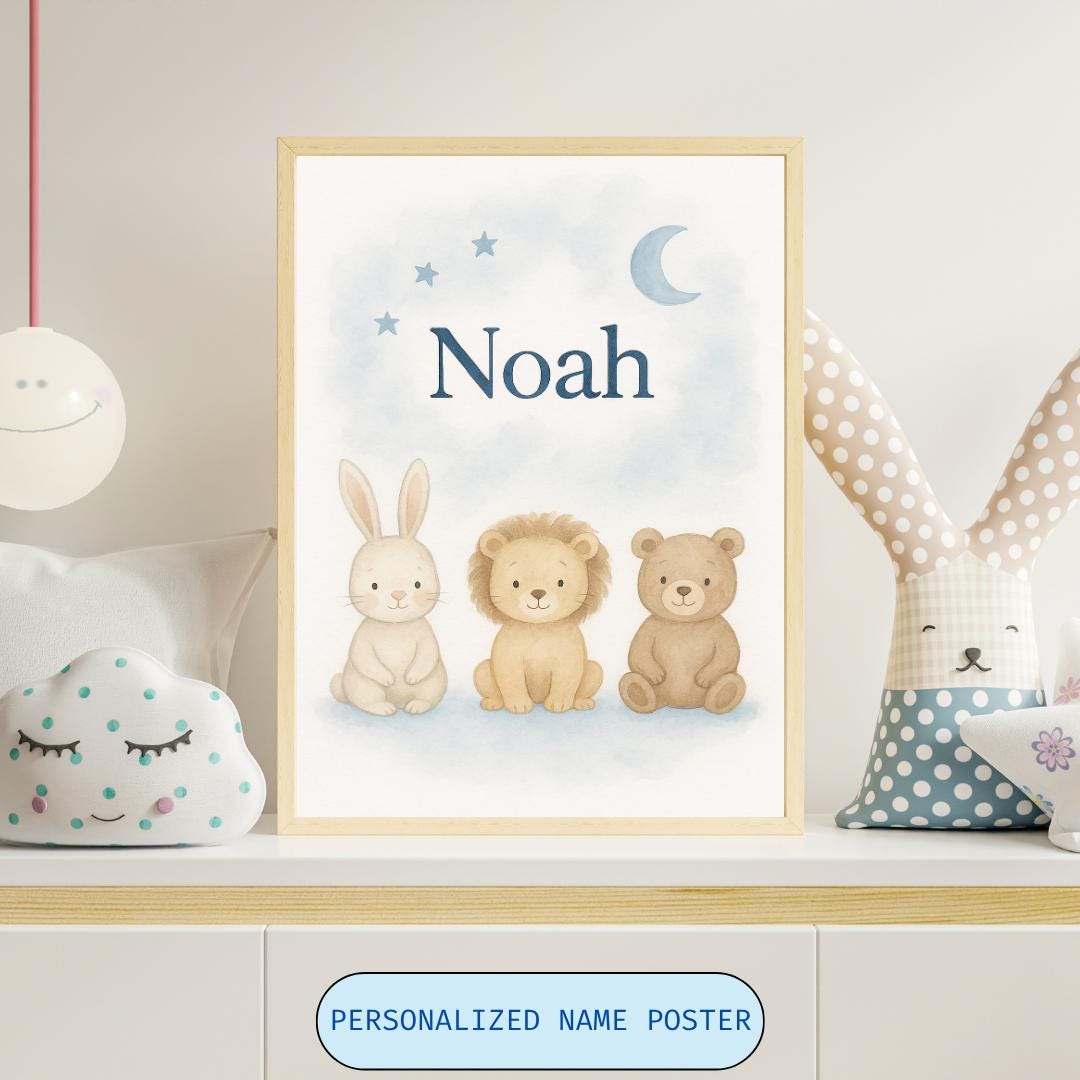 Personalized Name Print | Printable Name Sign | Personalized Initial ...