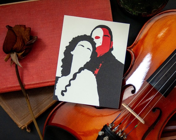 Phantom of the Opera Valentine Anniversary Card | Etsy