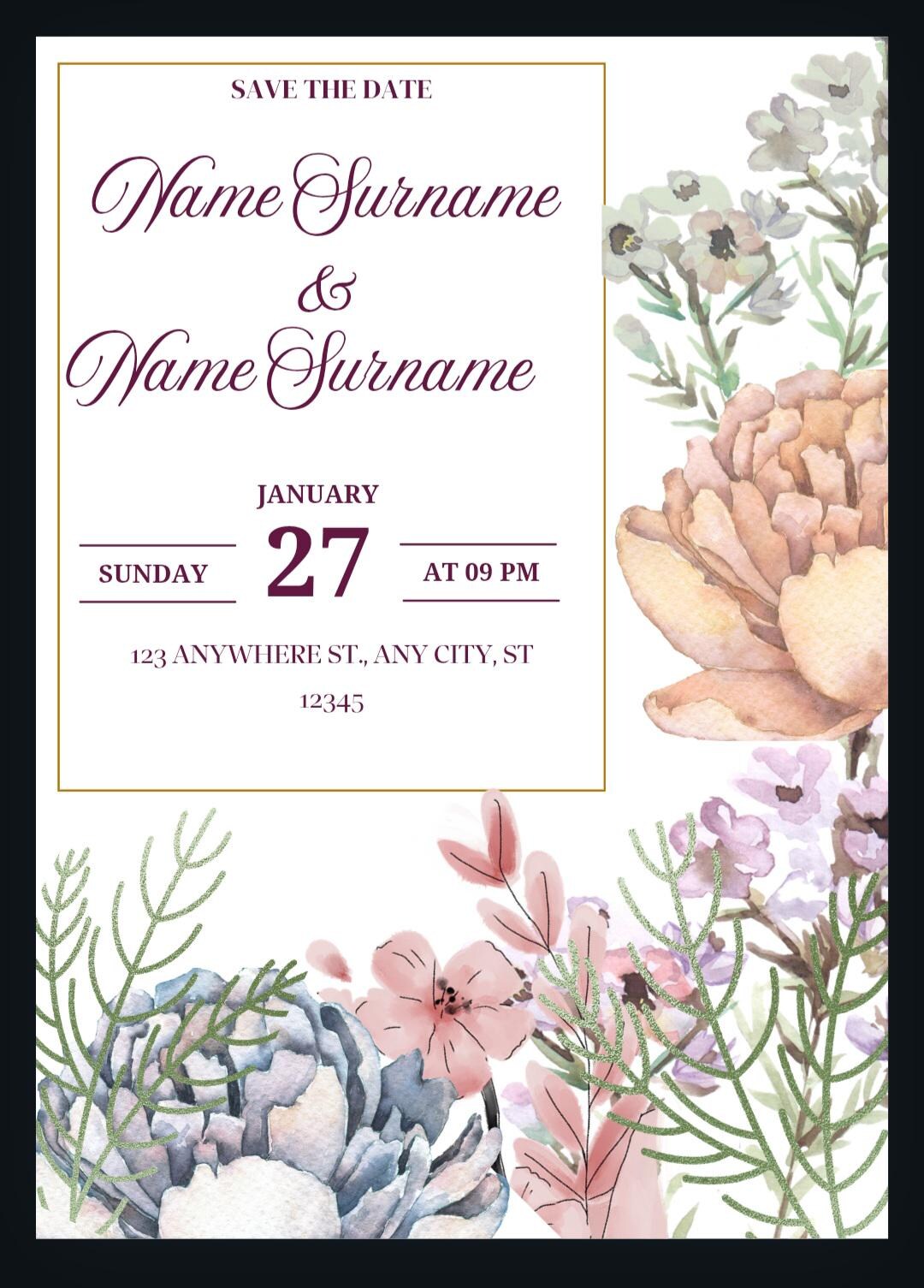 Invitation Letter, Wedding Invitations, Birthday Invitations - Etsy