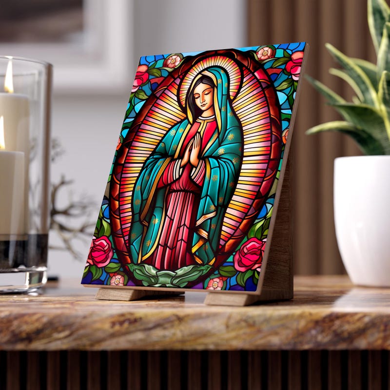 Mother Mary Ceramic Tiles - Etsy