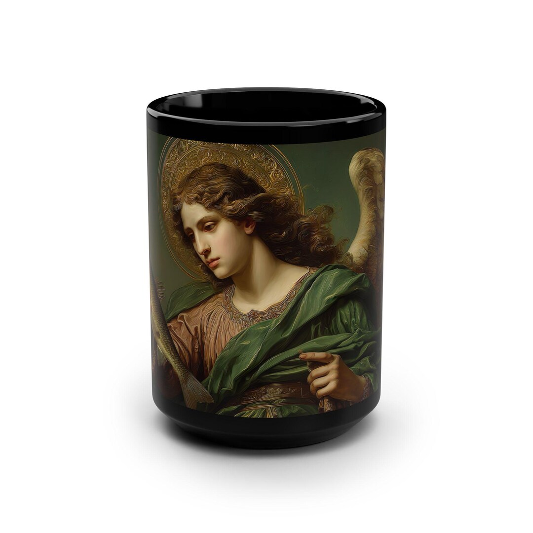 Archangel Raphael: Chief Angel Healer | Angel Portrait Mug - Etsy