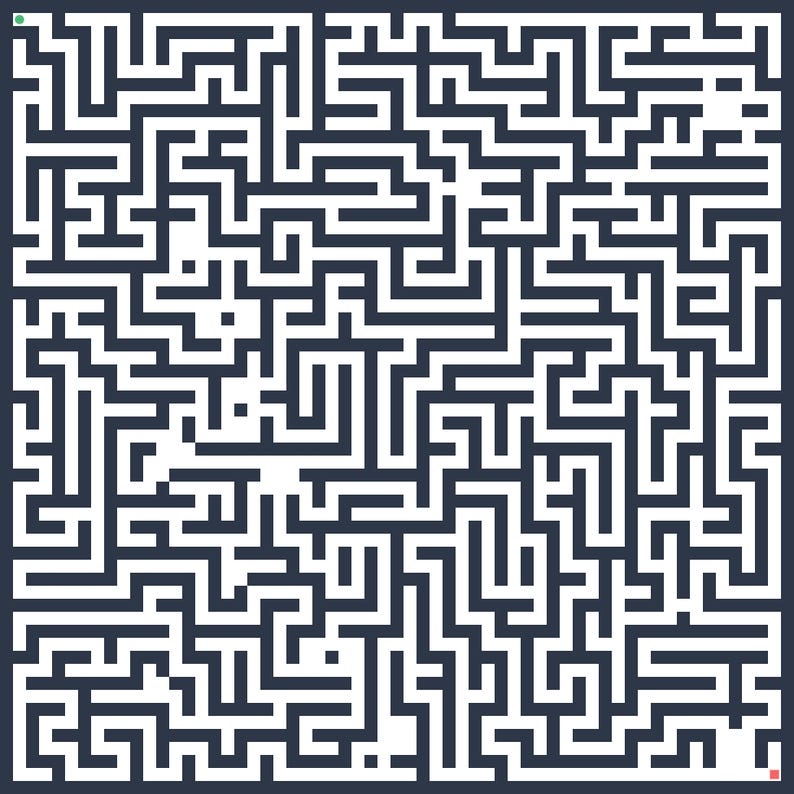 Only 1% Finish This Maze – Are You One? (61x61 Hell) - Etsy