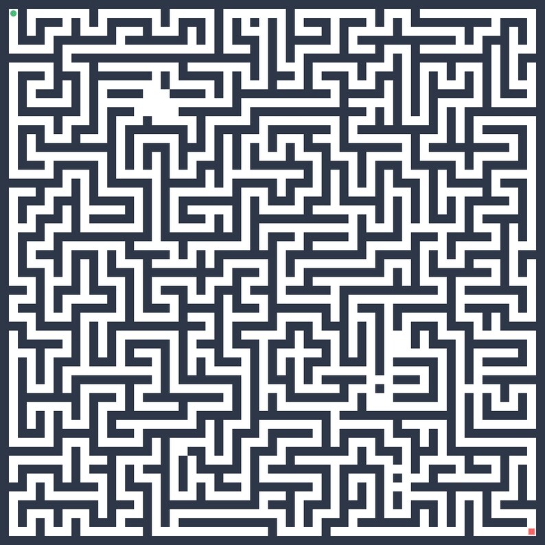 Only 1% Finish This Maze – Are You One? (61x61 Hell) - Etsy