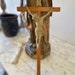 Large Vintage, Wood Inlay Crucifix, Made in West Germany - Etsy