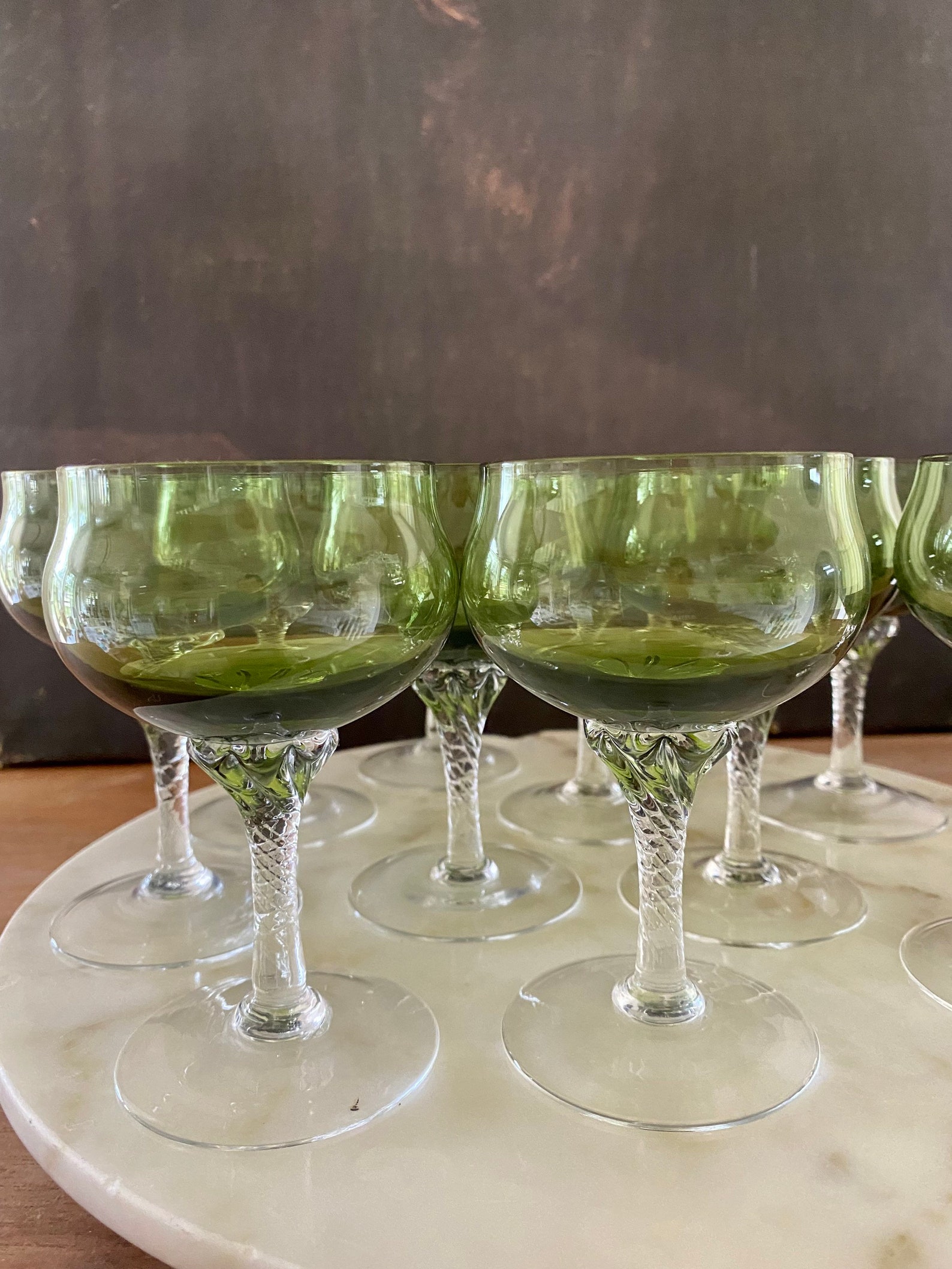 Vintage Sasaki Stemware Liquor Cocktail Glasses Handblown - Etsy