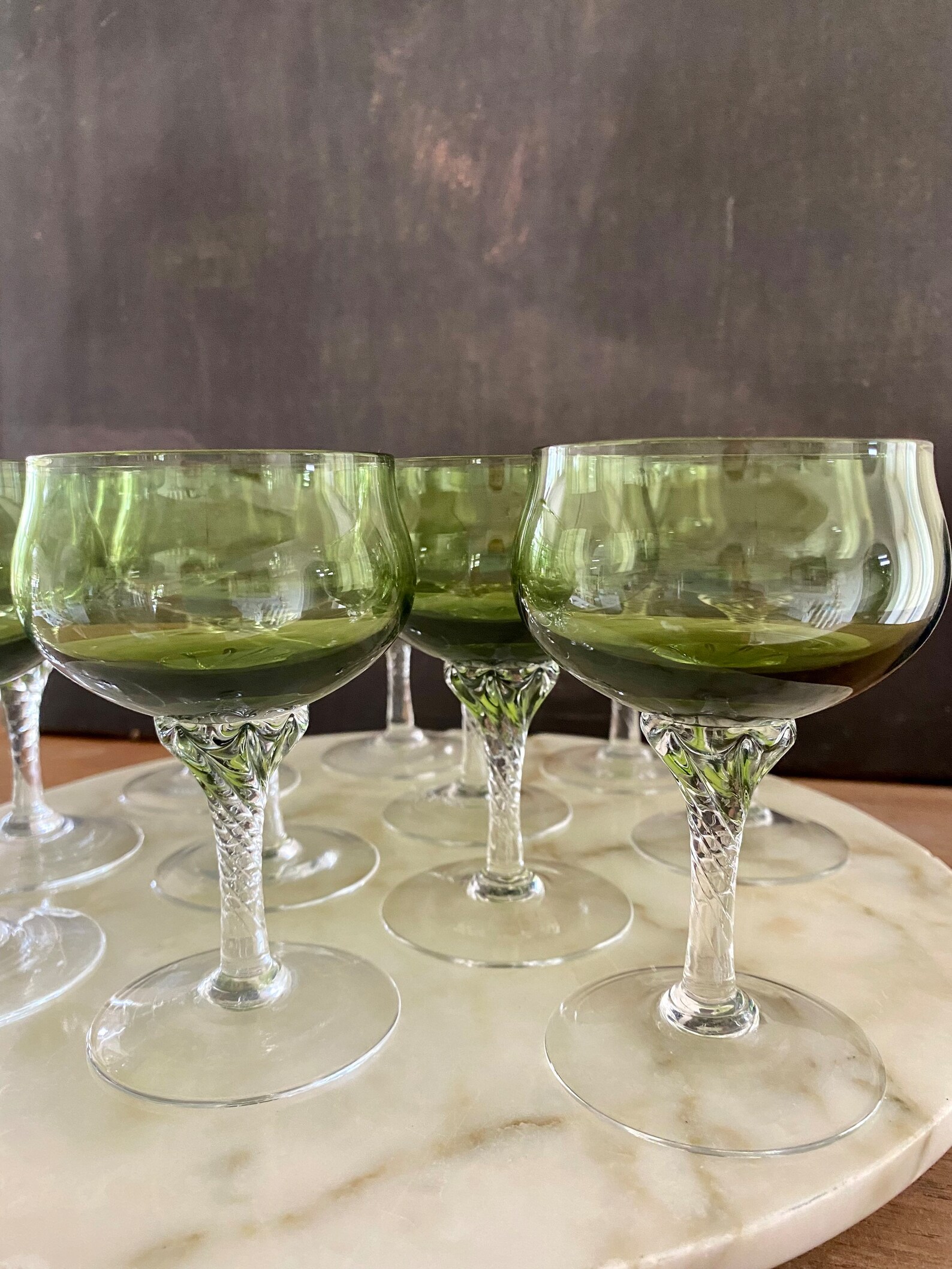 Vintage Sasaki Stemware Liquor Cocktail Glasses Handblown - Etsy