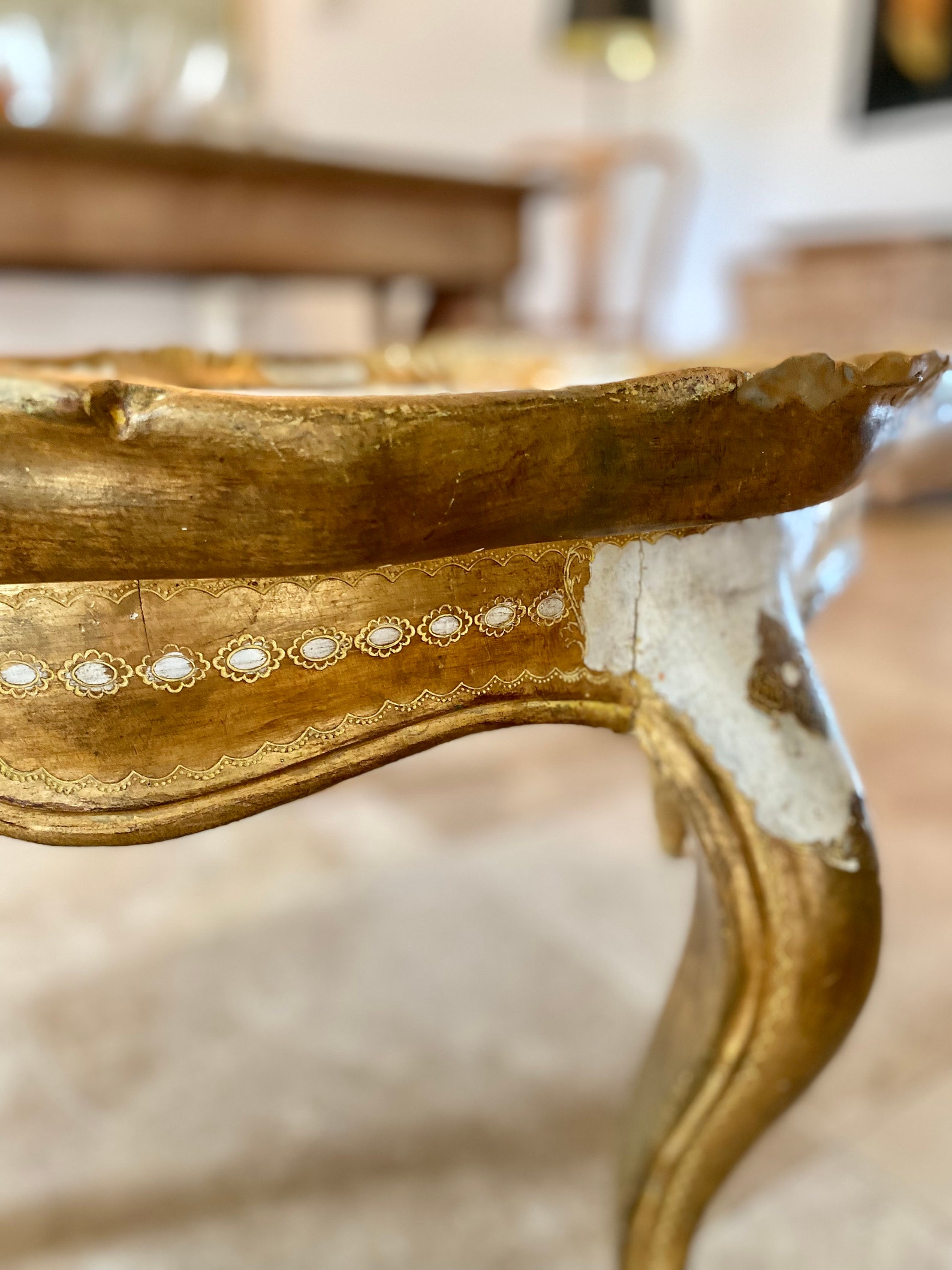 Vintage and RARE, Italian Florentine Coffee Table, HUGE, STUNNING - Etsy