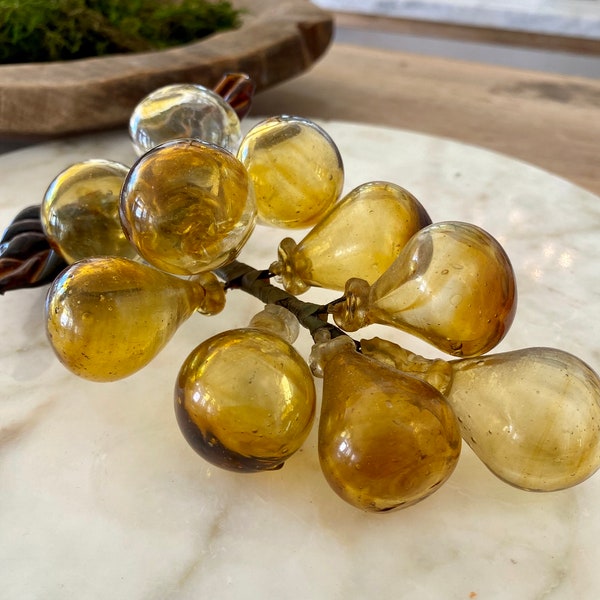 Glass Grape Cluster - Etsy