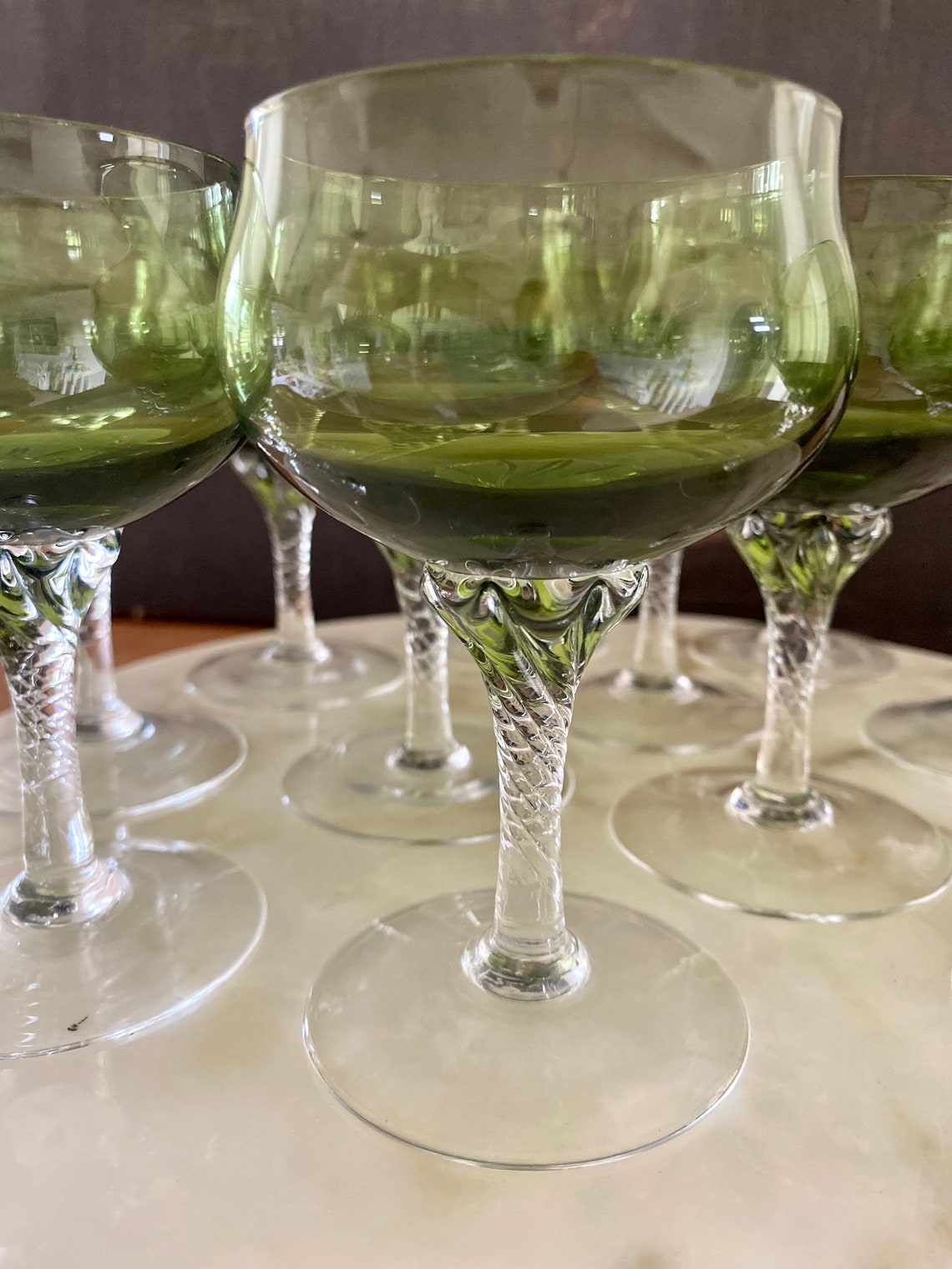 Vintage Sasaki Stemware Liquor Cocktail Glasses Handblown - Etsy