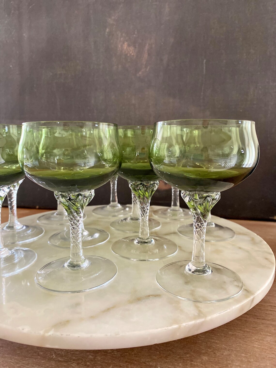 Vintage Sasaki Stemware Liquor Cocktail Glasses Handblown - Etsy