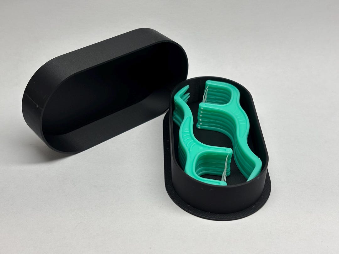 Travel Floss Case - Compact 3D Printed Dental Floss Holder - Etsy