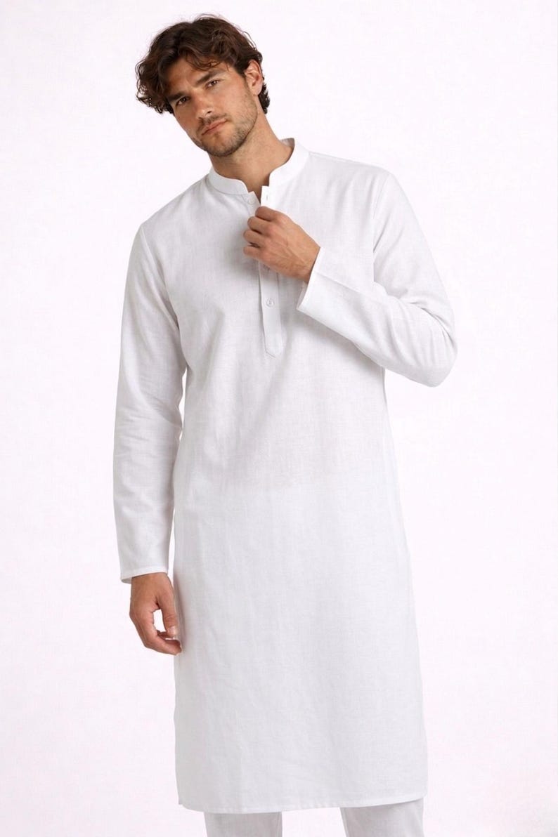 Men's Kurta Sewing Pattern, Modern Tunic Shirt, Beginner Friendly ...