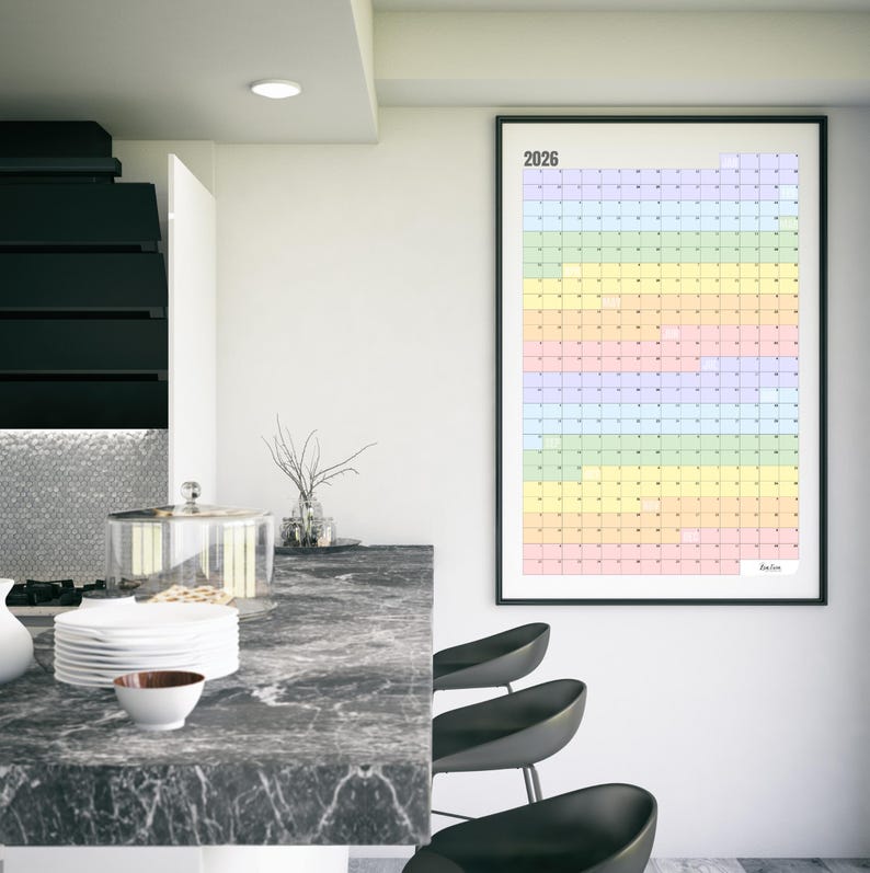 Full Year Calendar - Etsy