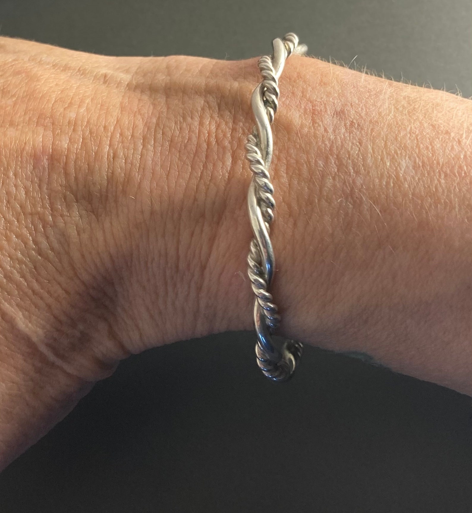 Double Twist Cuff Bracelet - Etsy