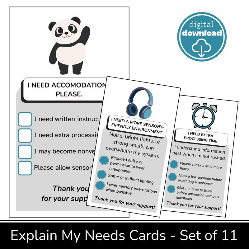 Accommodation Cards - Etsy