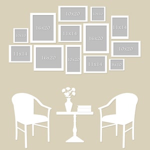 Wall Display Template 15-pack - Etsy